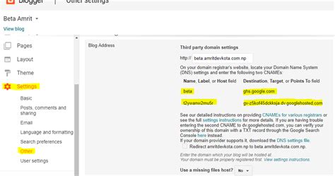 how to add np domain in blogger with blogger nepal