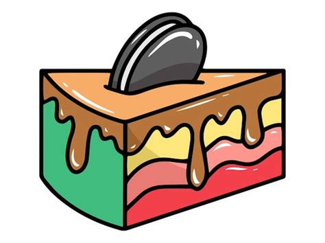 Premium Vector Dessert Cake Illustration