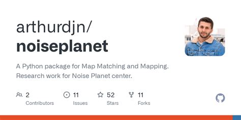 Github Arthurdjn Noiseplanet A Python Package For Map Matching And Mapping Research Work For