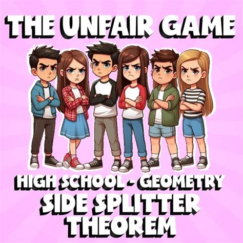 Side Splitter Theorem The Unfair Game No Prep Geometry Math Review