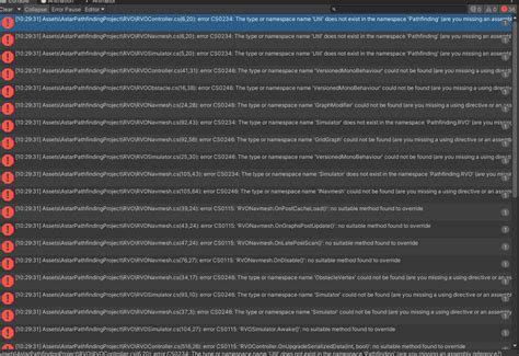 Rvo Controller Navmesh Simulator Obstacle Errors Installation