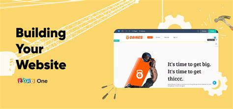 building your website zoho one guides