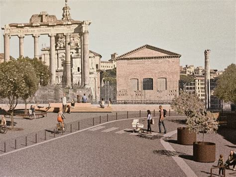Roma Progetti Per Area Archeologica Centrale Via Dei Fori Imperiali