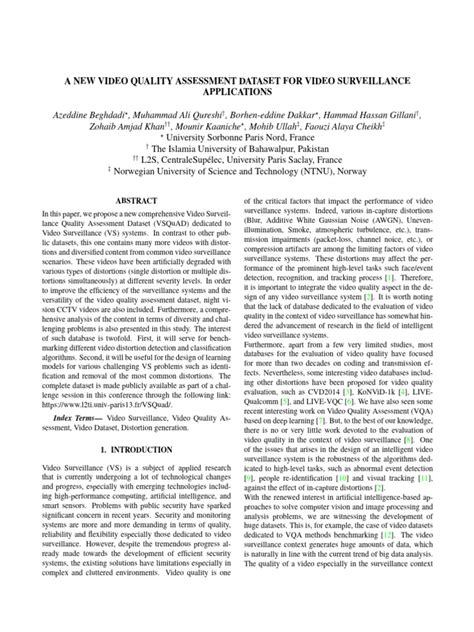 Vsquad Icip 2022 Paper Camera Ready 1 Compressed Pdf Video Artificial Intelligence