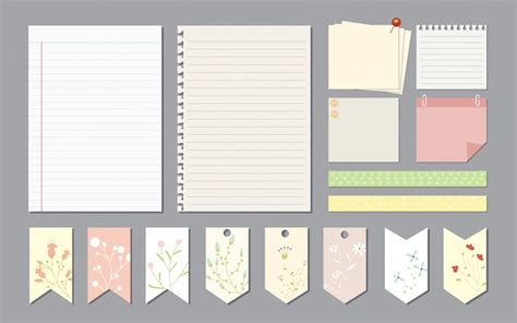 Premium Vector Design Elements For Notebook