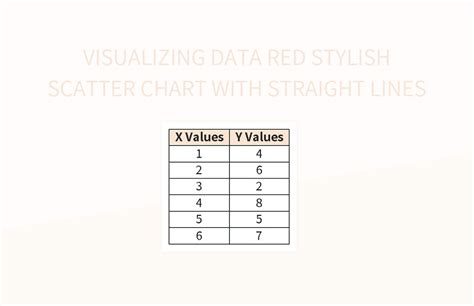 Visualizing Data Red Stylish Scatter Chart With Straight Lines Excel Visualizing Data Red Stylish Scatter Chart With Straight Lines Excel