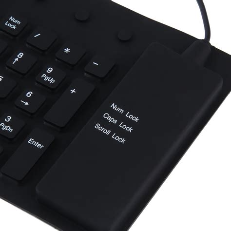 Wired Silicone Keyboard Keys Waterproof Portable Soft Flexible Silicone Keyboard For Pc