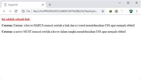 Belajar Css Part 14 Link Hyperlink King Octahasan