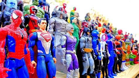 119 Superheroes Marvel Vs Dc Action Figures Spiderman Superman Hulk