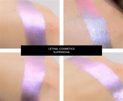 Lethal Cosmetics Redshift Spectru Supernova Multichrome Shadows Reviews And Swatches Fre Mantle