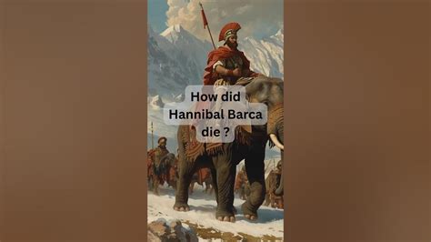 How Did Hannibal Barca Die Youtube