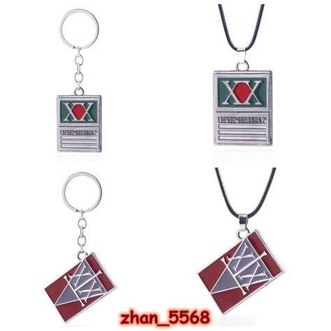 Hunter X Hunter Gon Freecss Killua Zoldyck License Keychain Pendant