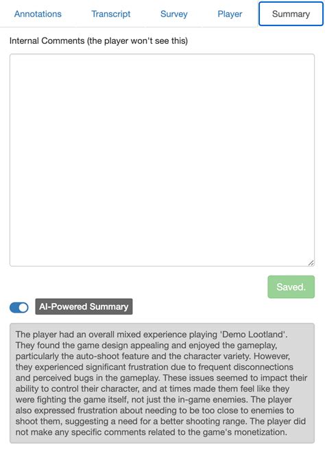 Leveraging Ai Powered Analysis In Game User Research
