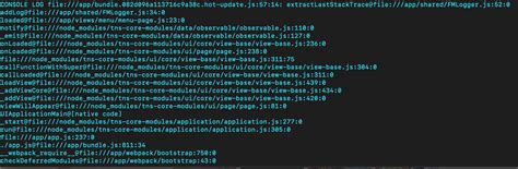 What Is Going On With The Stack Trace Rnativescript