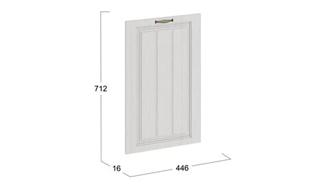 Фасад для посудомоечной машины Лина Белый купить в Якутске онлайн в интернет магазине Саха Мебель