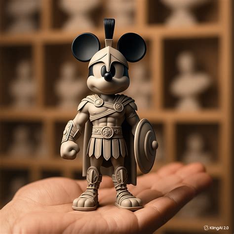 🐁 Gladiator Mickey Mouse 01 Magic Makes・ Stl File For 3d Printing・cults