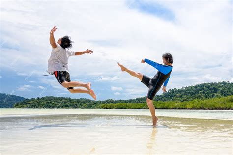 Premium Photo Happy Asian Couple Play Fun Activity Together Woman
