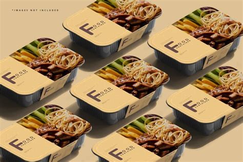 식품 용기 모형 프리미엄 Psd 파일