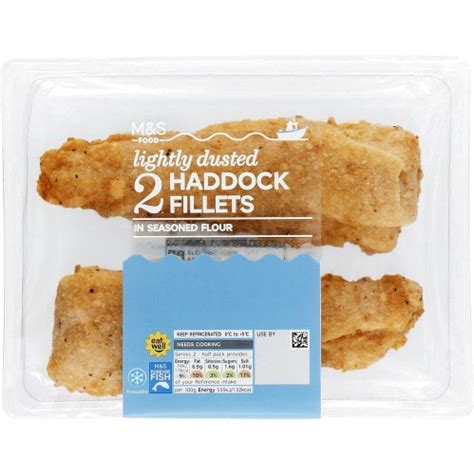 Mands 2 Lightly Dusted Haddock Fillets 270g Compare Prices And Where To