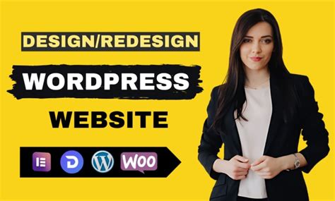 Design Redesign Or Revamp Wordpress Website Using Elementor Pro By Dev