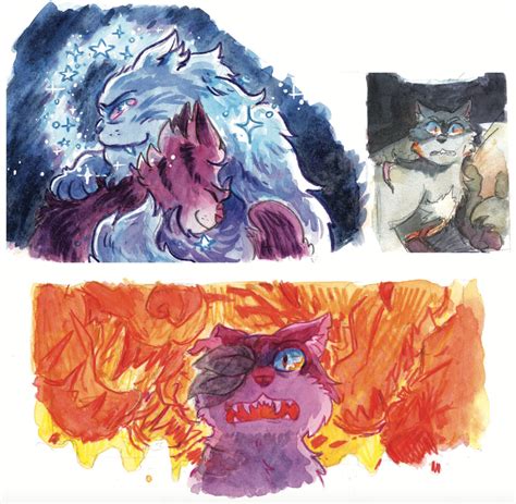 Unseen Concept Art From The Prophecies Begin Graphic Novel 3 Warrior Cats