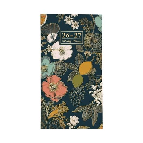 Pocket Calendar 2026 2027 For Purse Two Year Monthly Planner Pocket