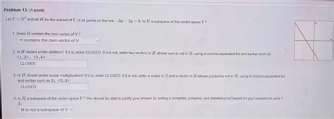 solved problem 13 1 point let v b2 and let h bo the