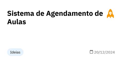 sistema de agendamento de aulas ideias de saas