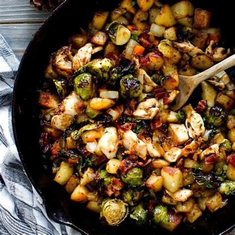 Harvest Chicken Hash Best Fall Recipe Zazacook