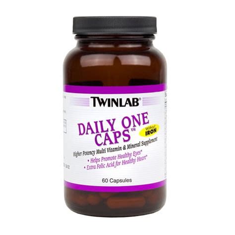 Twinlab Daily One Capsules, 60 Ct - Walmart.com - Walmart.com