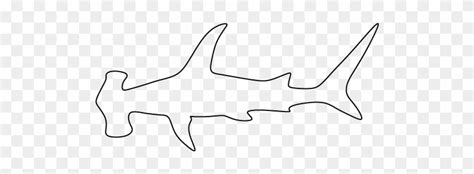 Hammerhead Shark Outline Clipart