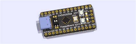 flappyboard a minimum ch32v203 dev board adafruit industries