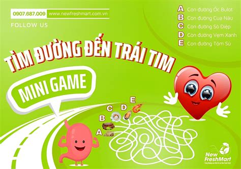 Mini Game Tìm Đường Đến Trái Tim