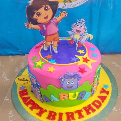 Dora Theme Cake Just Bake