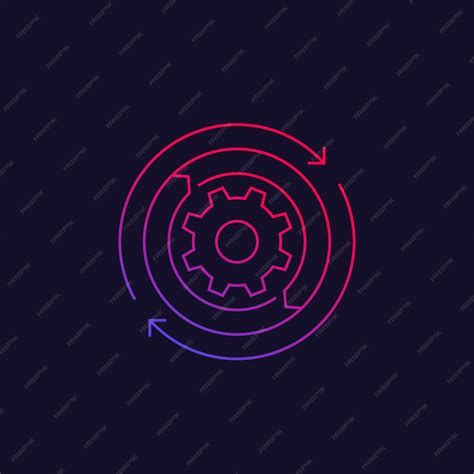 Premium Vector Automation Vector Linear Icon