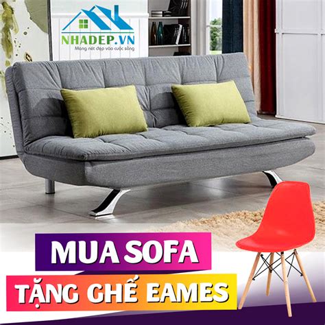 Sofa Bed Cao Cấp 2in1 Fs114 Tặng Ghế Eames