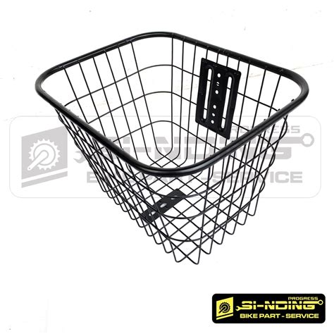 Jual Keranjang Kranjang Sepeda Cewek Mini Citybike Besi Hitam Shopee Indonesia