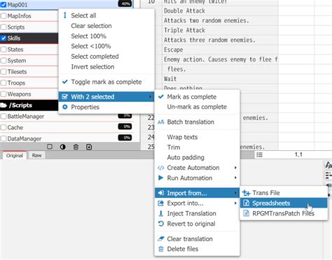 Importing Translation From Spreadsheet Files Dreamsavior