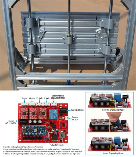 3018 3 Axis Mini Diy Cnc Router Standard Spindle Motor Wood Engraving Machine Milling Engraver