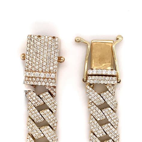 Shop Miami Natural Diamond Cuban Bracelet