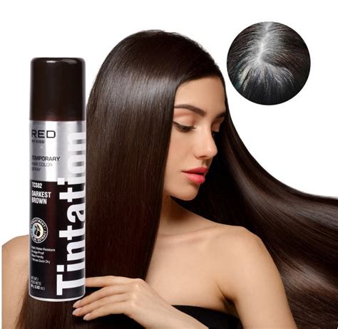 Red By Kiss Tintation Temporary Color Spray Vibrant Red Hair Color