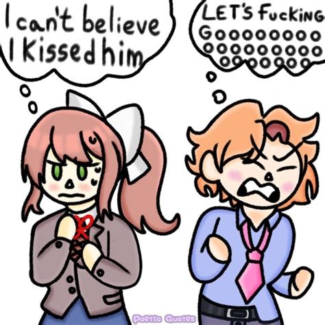 Monika X Senpai 😚 Милые рисунки Рисунки