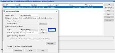 在asdm管理的asa上安裝並續訂證書 Cisco