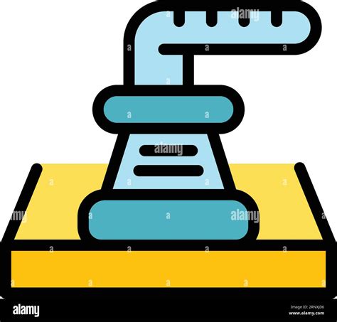 Tile Floor Tool Icon Outline Vector Construction Surface House