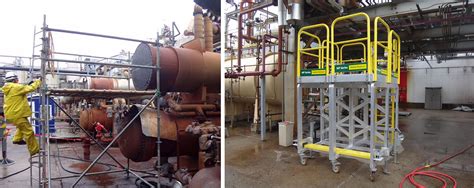 Tilt And Roll Rolling Ladder And Work Platform Saferack