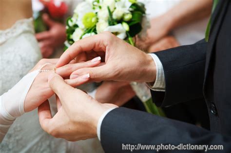 Marry Photo Picture Definition At Photo Dictionary Marry Word And Phrase Defined By Its