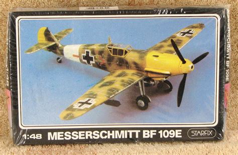 Messerschmitt Bf 109e Model Plane Kit 1336 By Starfix Nos 4558073422