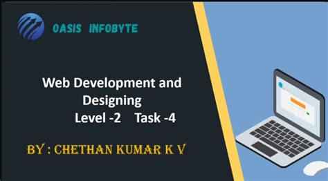 chethan kumar k v on linkedin oasisinfobyte webdevelopment security