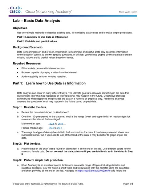 lab basic data analysis pdf data analysis data