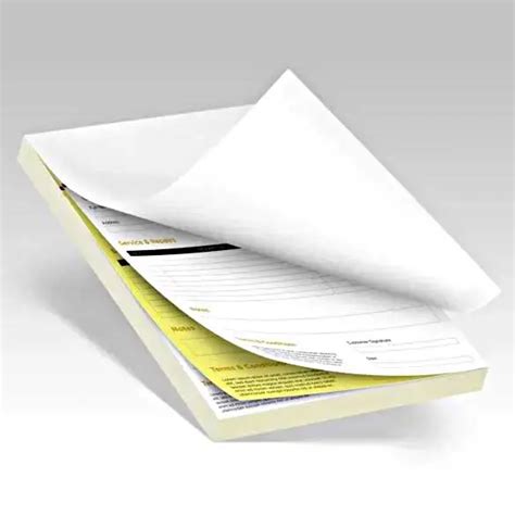 2 Part NCR Form Pads W Wraparound Cover Print Pura